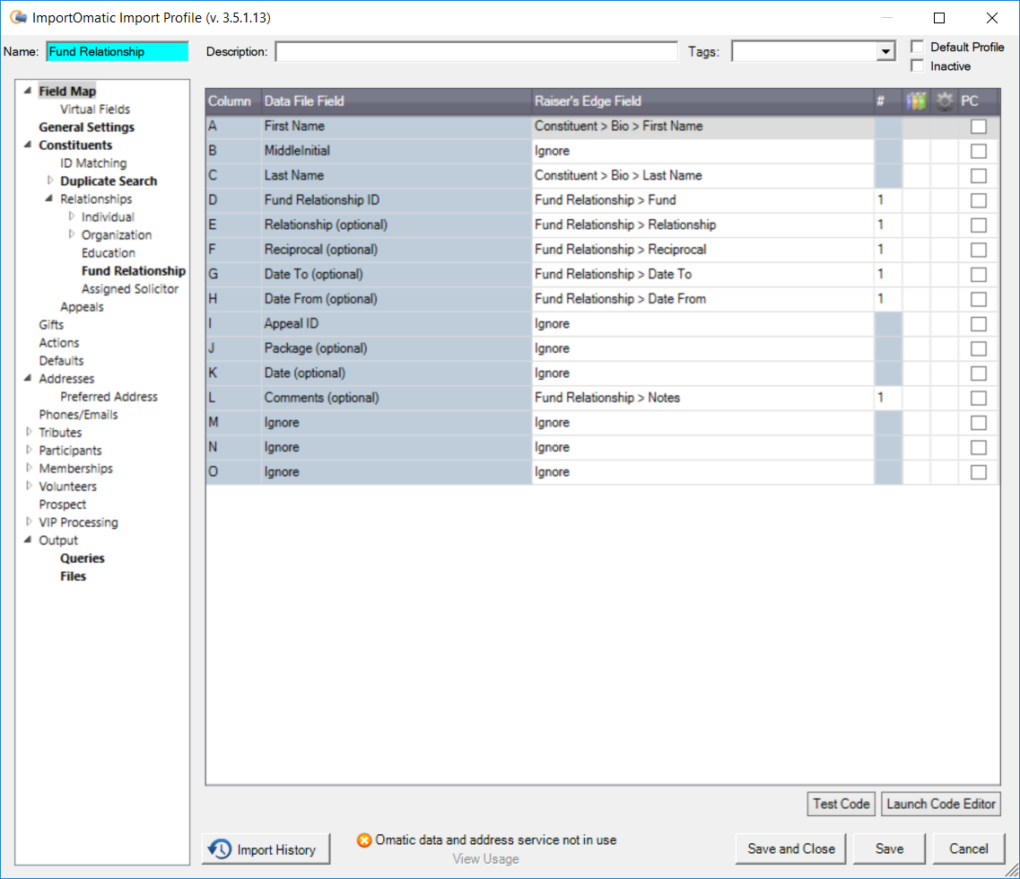 How to Import Fund Relationships