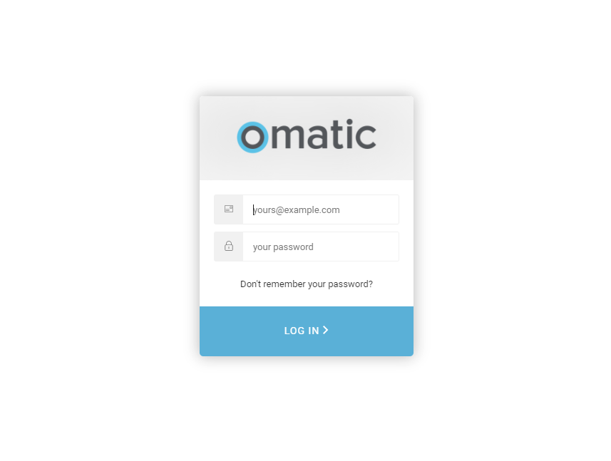 How to Login to Omatic Integration Cloud
