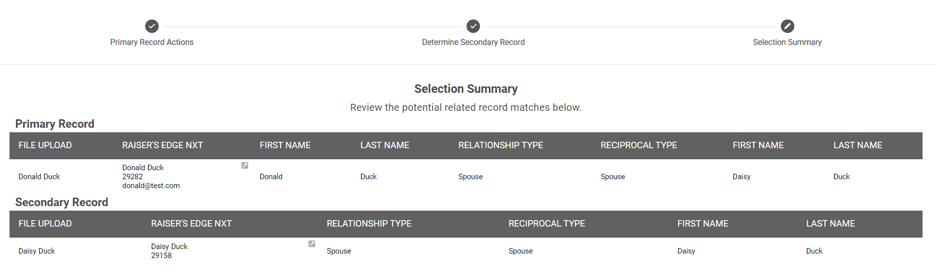 How to Configure and Process Related Records in Raiser's Edge NXT