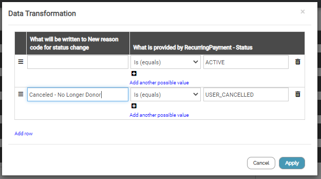 How to Update Gift Status to Inactive on an Existing Recurring Gift
