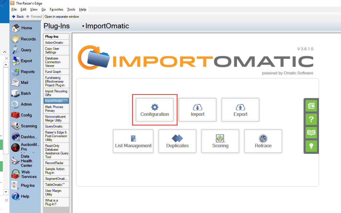 How to export an XML or JSON profile