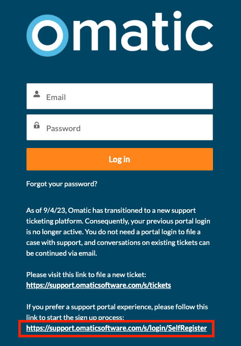 How to Register a New User on the Omatic Website