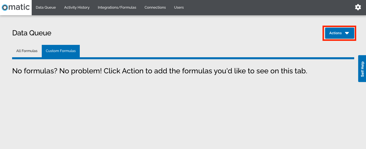 Tab Views in Omatic Cloud