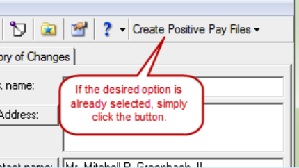 How to Create Positive Pay Files
