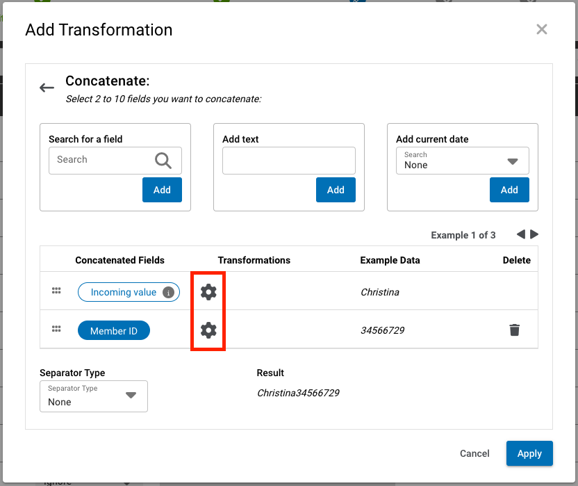 How to Concatenate Fields