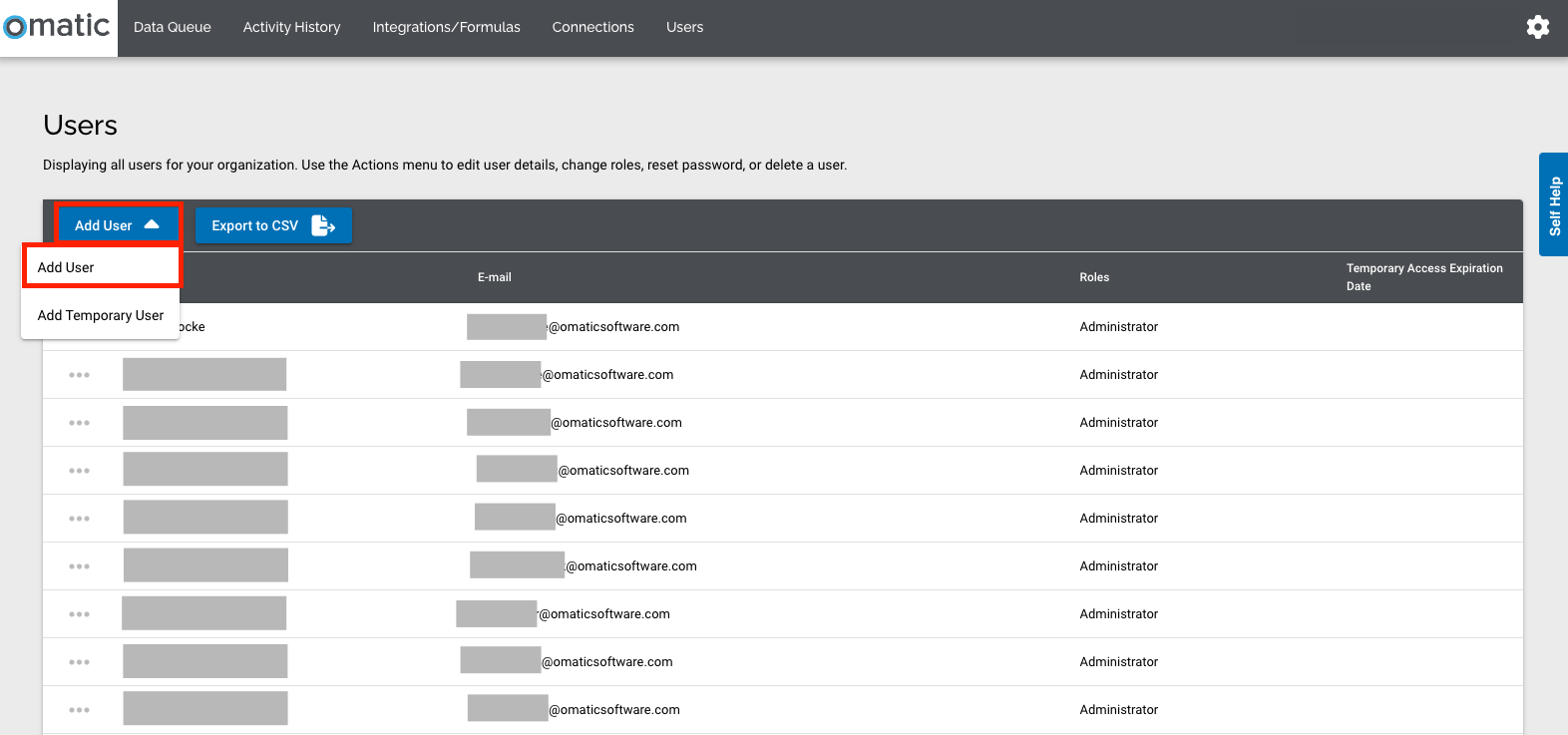 How to Add a New Permanent User in Omatic Cloud
