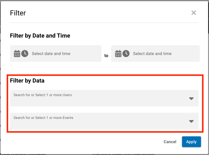 How to Filter Activity History