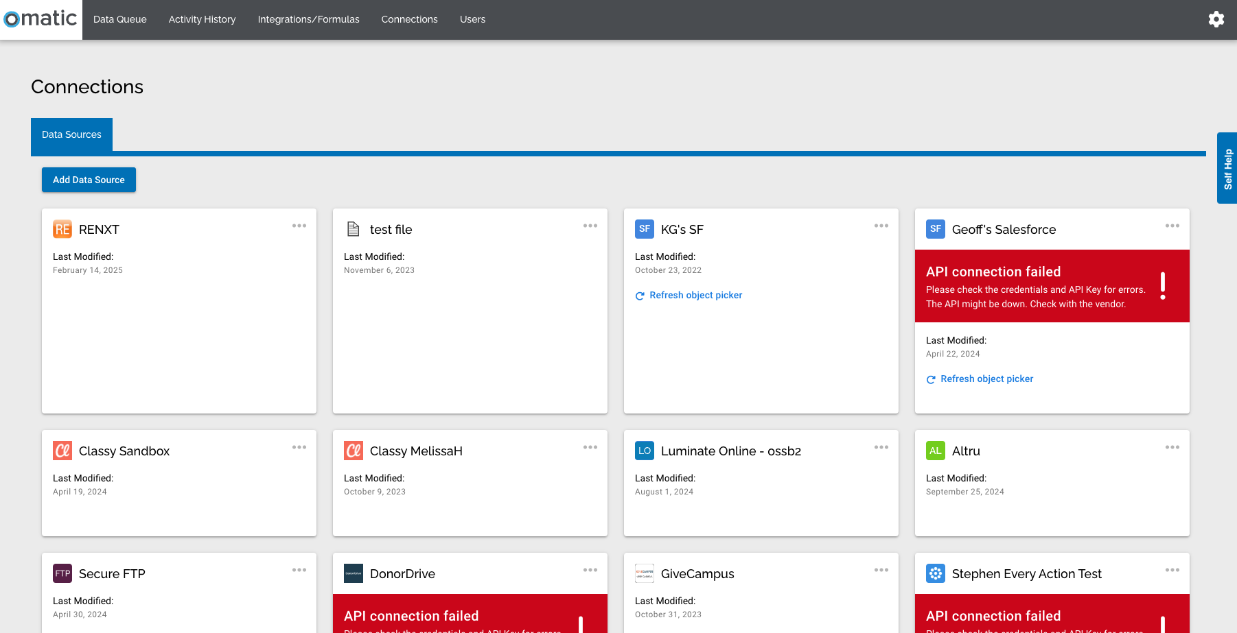 Connections - Overview