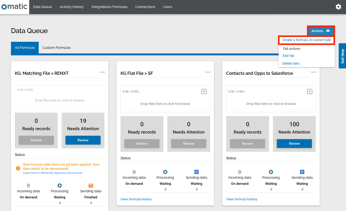 How to Build a Flat File Formula Using the File Upload Data Source