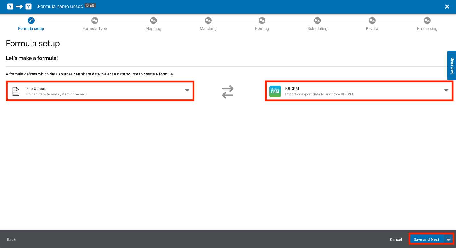 How to Build a Flat File Formula Using the File Upload Data Source