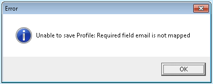 ImportOmatic Export Profile Configuration - Export Profile Field Mapping