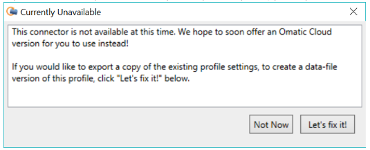 Quick Start - ImportOmatic Omatic Cloud Connectors