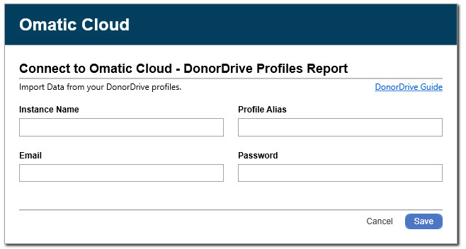 ImportOmatic - DonorDrive Connector Profiles