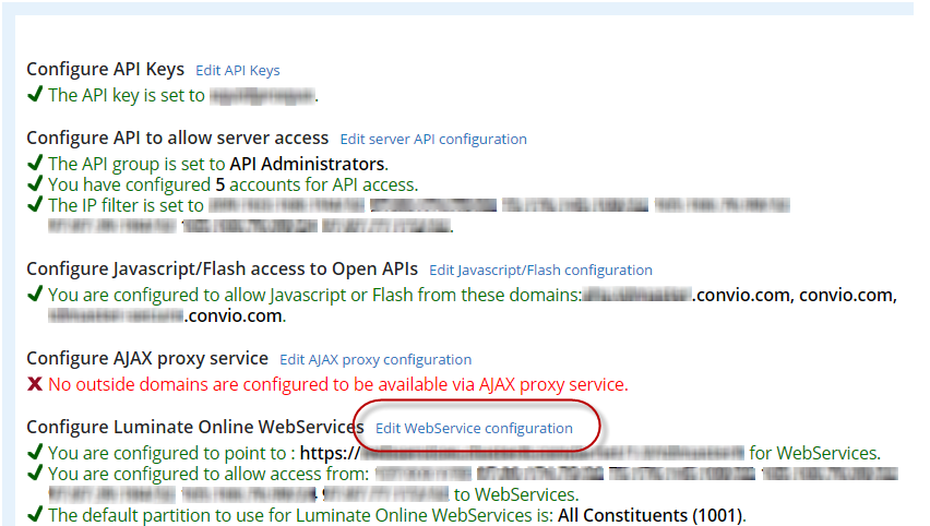 ImportOmatic - Luminate Online Connector Pre-Implementation Checklist