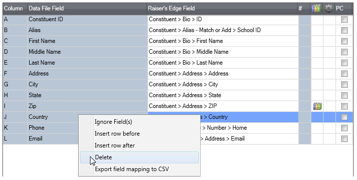 ImportOmatic - Configuration - Profiles - Profile Configuration Screens - Field Map - How To Map ...