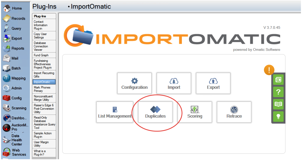 How to Launch MergeOmatic