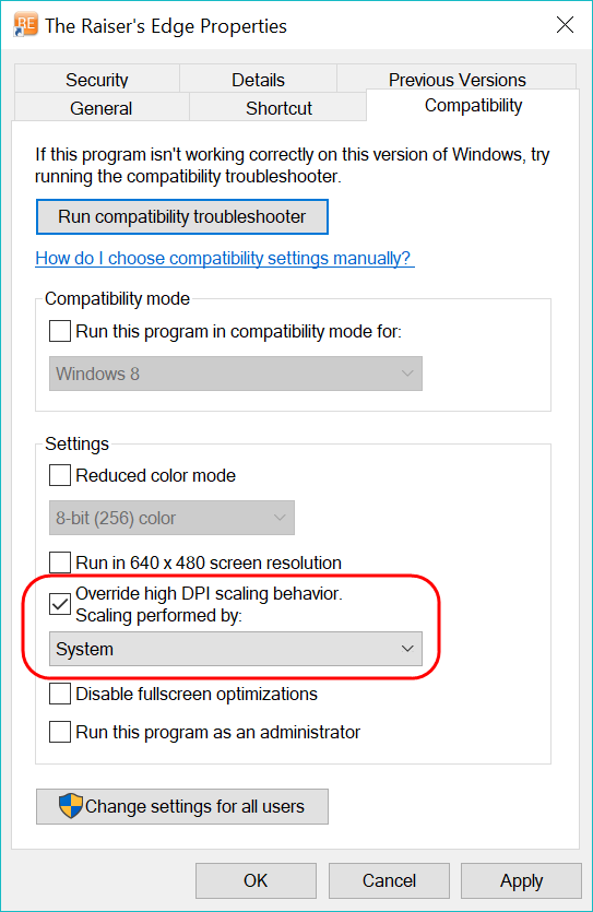 Issue: ImportOmatic Display Scaling Too Large