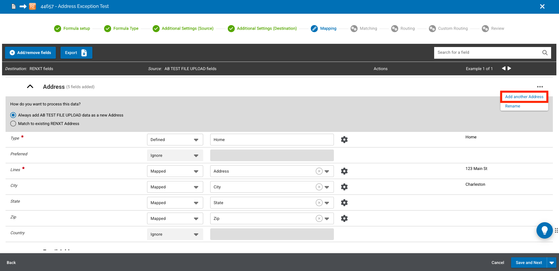 How to Add Multiple Mapping Objects